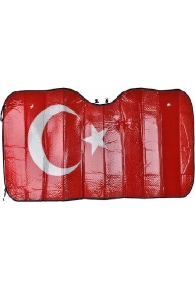 Carub Araç Ön Cam Güneşlik Türk Bayrağı Temalı