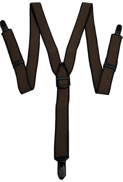 Plastik Klipsli Yıkanabilir Antialerjik Kahverengi Pantolon Askısı