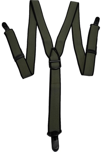 Plastik Klipsli Yıkanabilir Antialerjik Haki Yeşili Pantolon Askısı