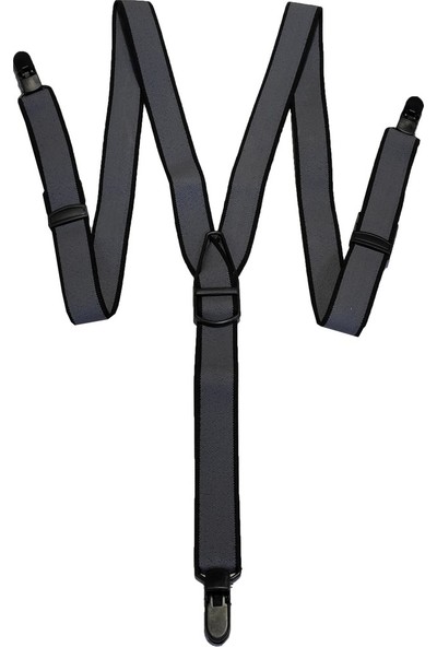 Plastik Klipsli Yıkanabilir Antialerjik Gri Pantolon Askısı