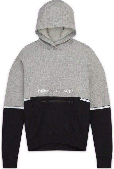 Nike Kadın Siyah Gri Femme Sweatshirt CU6399-063
