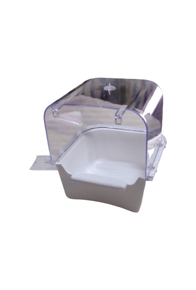 Tivix Şeffaf Banyoluk Beyaz 10 x 10 cm