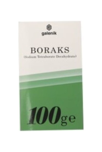 Galenik Saf Boraks 100 gr Galenik Saf Boraks 100 gr