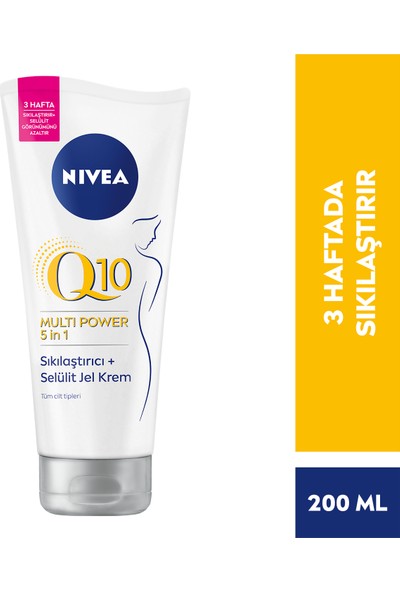 Nivea Q10 Sıkılaştırıcı Selülit Jel Krem 200 MLl