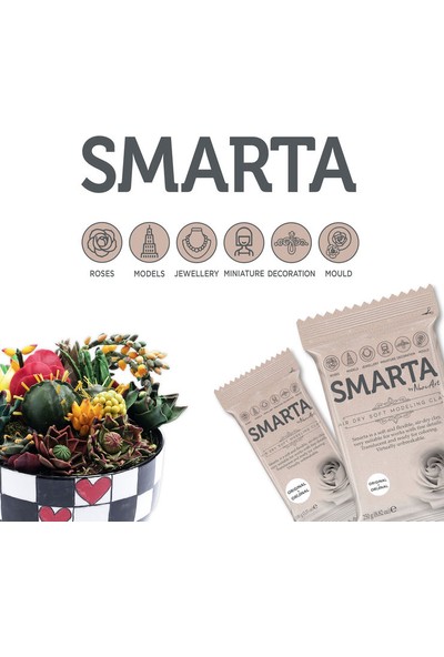 Smarta Modelleme Hamuru 100 gr Beyaz Smarta Modelleme Hamuru 100 gr Beyaz