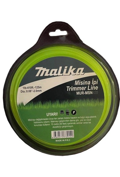 Malika 2 mm Misina 125 Metre Yuvarlak Malika 2 mm Misina 125 Metre Yuvarlak