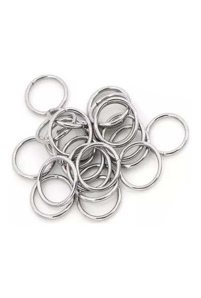 Subu Takı 100 Adet 16 mm Nikel Renk Halka Takı Halkası Takı Malzemesi 1,2X16 mm Subu Takı 100 Adet 16 mm Nikel Renk Halka Takı Halkası Takı Malzemesi 1,2X16 mm
