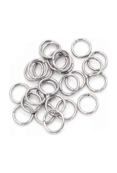Subu Takı 100 Adet 10 mm Nikel Renk Halka Takı Halkası Takı Malzemesi 1X10 mm Subu Takı 100 Adet 10 mm Nikel Renk Halka Takı Halkası Takı Malzemesi 1X10 mm