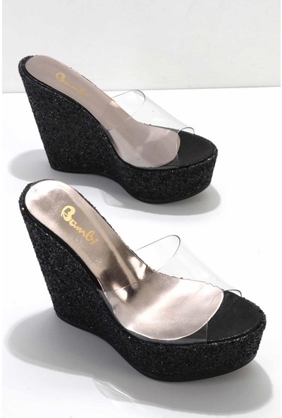 Bambi Siyah Kadın Terlik K04566001078