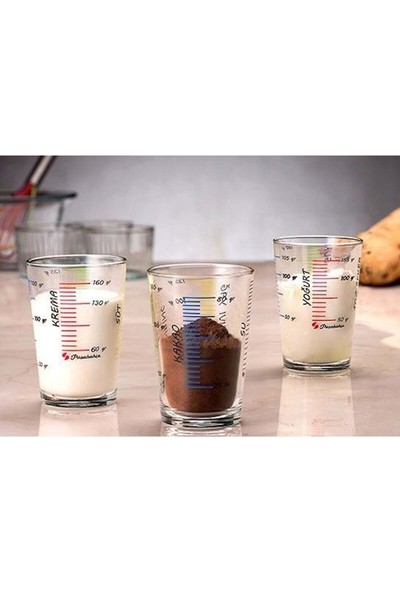 Paşabahçe Arda Türkmen 3'lü Ölçü Bardağı Paşabahçe Arda Türkmen 3'lü Ölçü Bardağı