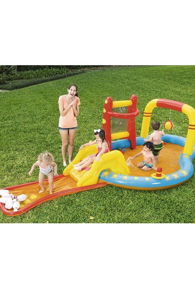 Bestway Su Pompasıyla-Bestway 53068 Kaydıraklı, Fastastik Şişme Eğlence Havuz Bestway Su Pompasıyla-Bestway 53068 Kaydıraklı, Fastastik Şişme Eğlence Havuz