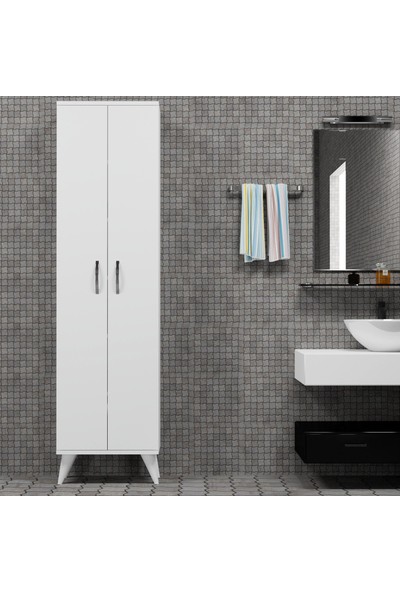 Tanmob 2 Kapılı 49CM Çok Amaçlı Dolap Beyaz - BDL0101 Tanmob 2 Kapılı 49CM Çok Amaçlı Dolap Beyaz - BDL0101