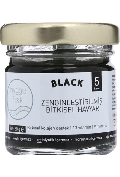 Hyggefisk Havyar Black - 13 Vitamin, 9 Mineral, Bitkisel Kolajen Destek Hyggefisk Havyar Black - 13 Vitamin, 9 Mineral, Bitkisel Kolajen Destek