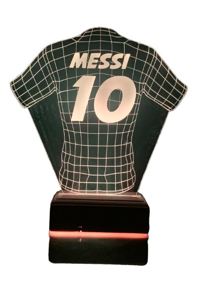 Modiwa Design Futbol Sevenlere Hediye Tasarım 3D LED Forma Gece Lambası