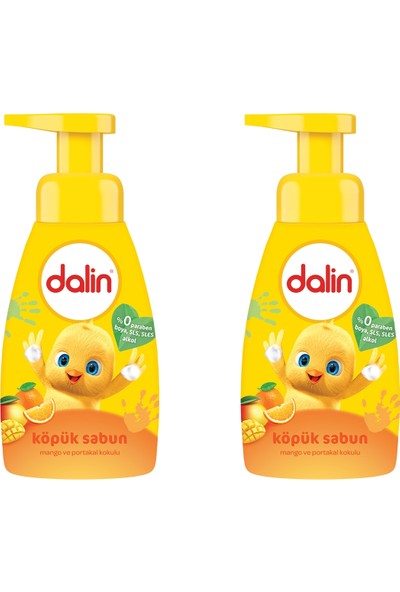 Dalin Köpük Sabun Mango ve Portakal Kokulu 200 ml x 2 Adet Dalin Köpük Sabun Mango ve Portakal Kokulu 200 ml x 2 Adet