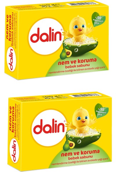Dalin Nem & Koruma Bebek Sabunu 100 gr x 2 Adet Dalin Nem & Koruma Bebek Sabunu 100 gr x 2 Adet
