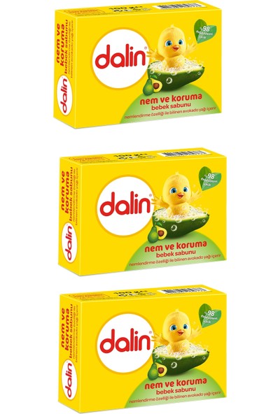 Dalin Nem & Koruma Bebek Sabunu 100 gr x 3 Adet