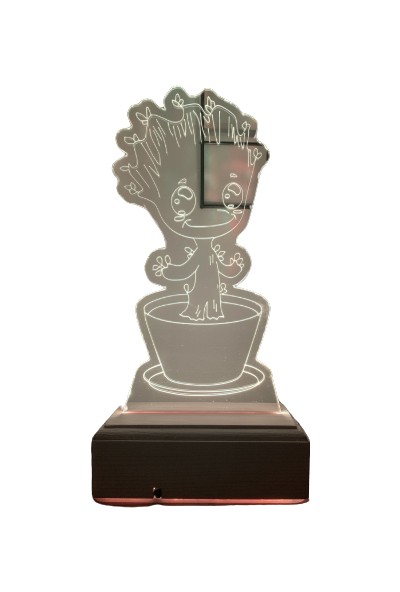 Modiwa Design Baby Groot 16 Renk Gece Lambası Modiwa Design Baby Groot 16 Renk Gece Lambası