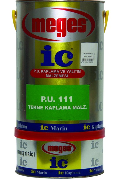Meges Pu 111 Tekne Kaplama Malzemesi (Takım) 1 kg