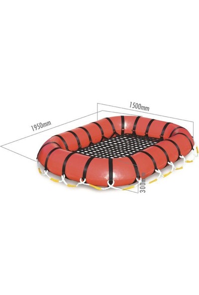 Martek Katı Yapılı Can Salı (20 Kişilik)