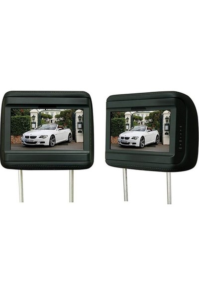Xetec 7 Inc USB / Sd / Mp3 Kafalık Monitör Siyah HRM-779GS