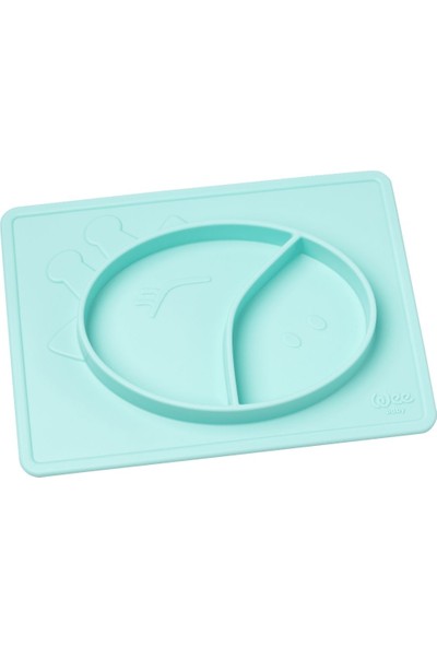 Wee Baby Prime Matlı Tabak-Mavi Wee Baby Prime Matlı Tabak-Mavi