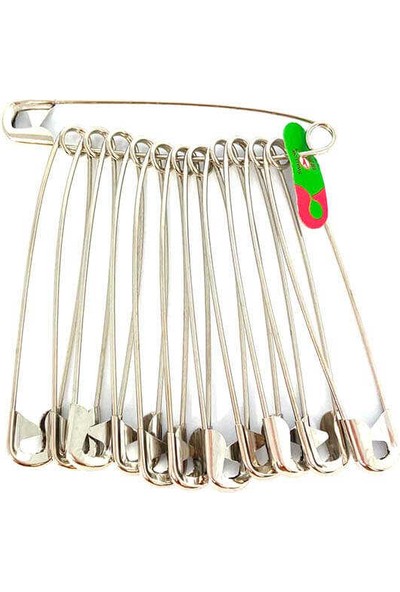 Hagiki No 7 Çengelli Iğne 7,5 cm 12 Adetli Çelik Çatal Iğne (1 Set)