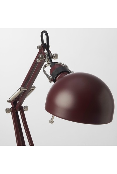 Ikea Forsa Çalışma Lambası Koyu Kırmızı Ikea Forsa Çalışma Lambası Koyu Kırmızı