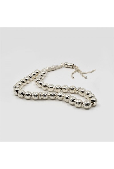 Tesbih Kardeşliği Küre Kesim 925 Ayar Gümüş Tesbih