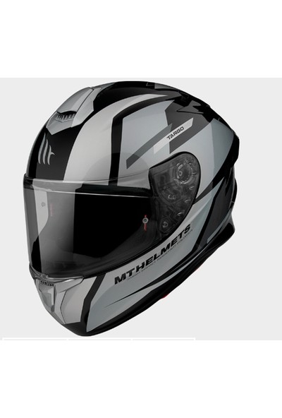 mt Kask mt Targo Pro Sound A2 Gloss Gray Şefaf Vizörlü mt Kask mt Targo Pro Sound A2 Gloss Gray Şefaf Vizörlü