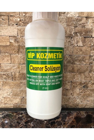 Vip Kozmetik Protez Saç Temizleyici 1 Lt