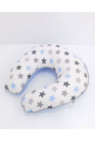 Mor Design Mordesign Büyük Yıldız Emzirme Yastığı Mavii