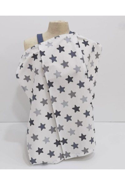 Mor Design Mordesign Büyük Yıldız Emzirme Örtüsü Grii