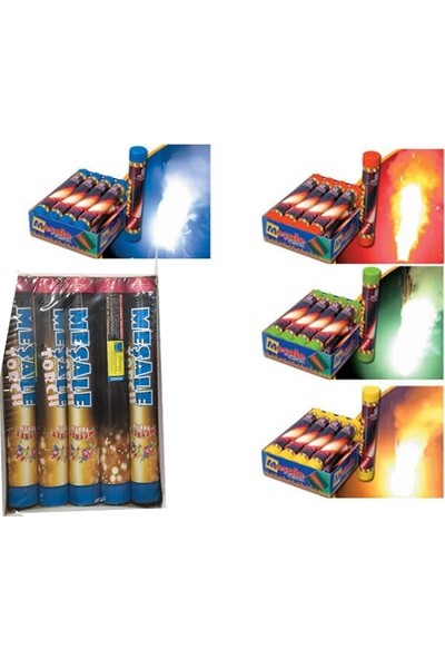 Herşeyburada Mavi Renk Meşal 25 Cm 1 Adet