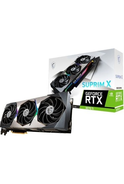 MSI GeForce RTX 3070 Ti SUPRIM X 8GB 256Bit GDDR6X PCI-Express x16 Ekran Kartı (RTX 3070 TI SUPRIM X) MSI GeForce RTX 3070 Ti SUPRIM X 8GB 256Bit GDDR6X PCI-Express x16 Ekran Kartı (RTX 3070 TI SUPRIM X)