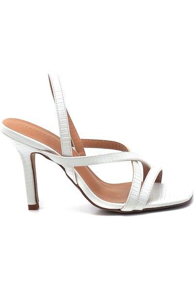 Derimod Kadın Casual Topuklu Sandalet Derimod Kadın Casual Topuklu Sandalet