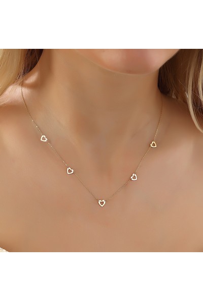 Glorria Altın Kalp Kolye Glorria Altın Kalp Kolye