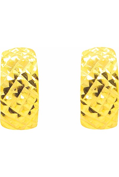 Cigold 22 Ayar Altın Taşsız Fantezi Küpe K2KÜP0330026012 Cigold 22 Ayar Altın Taşsız Fantezi Küpe K2KÜP0330026012