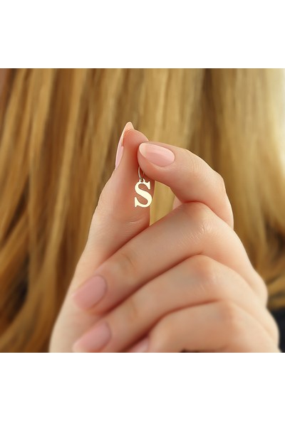 Glorria Altın S Harfi Kolye Ucu