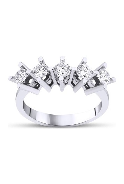 Mas Diamond 0,90 Karat Beştaş Pırlanta Yüzük