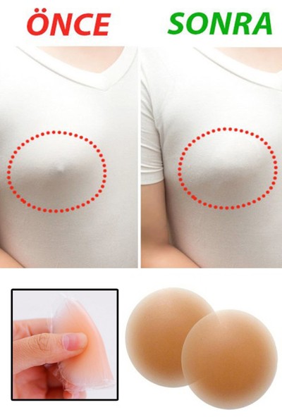 Hitfoni Silikon Göğüs Ucu Kapatıcı Gizleyici Bant Aparat Nipple Pad Hitfoni Silikon Göğüs Ucu Kapatıcı Gizleyici Bant Aparat Nipple Pad