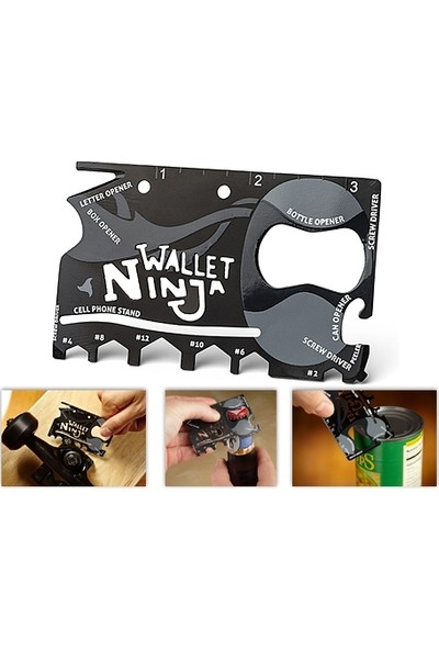 Kastore Ninja Wallet 18 In 1 Multi Tool Kit Kastore Ninja Wallet 18 In 1 Multi Tool Kit