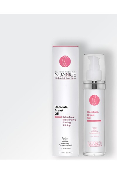 Nuannce Dr Nüket Eroğlu Decollate Breast Oil Nuannce Dr Nüket Eroğlu Decollate Breast Oil