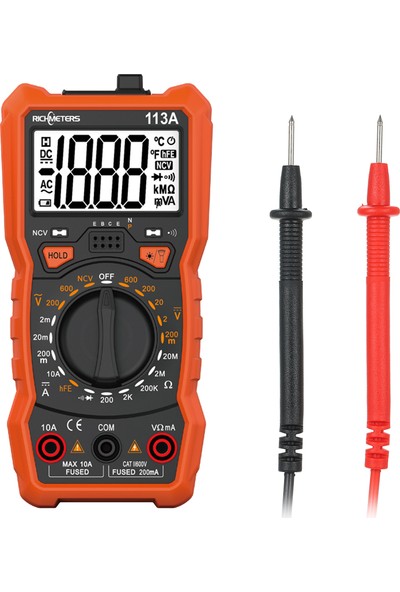 Richmeters RM113A Ncv Dijital Multimetre 2000 Manyetik (Yurt Dışından) Richmeters RM113A Ncv Dijital Multimetre 2000 Manyetik (Yurt Dışından)