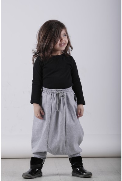 Grayandblack Unisex Çocuk Şalvar Pantolon