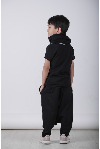 Grayandblack Unisex Çocuk Şalvar Pantolon