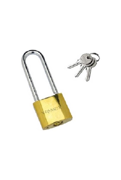 Baytech Asma Kilit Sarı 50 No Uzun Baytech Asma Kilit Sarı 50 No Uzun