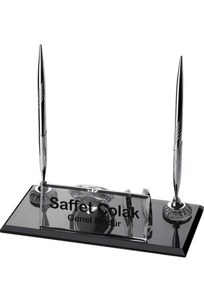 Kristal Kişiye Özel Kalemli Ofis Masa İsimliği KMI526 Kristal Kişiye Özel Kalemli Ofis Masa İsimliği KMI526