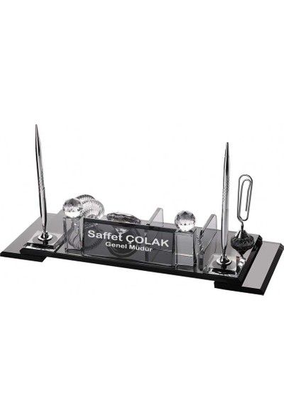 Kristal Kişiye Özel Kalemli Ofis Masa İsimliği KMI502 Kristal Kişiye Özel Kalemli Ofis Masa İsimliği KMI502