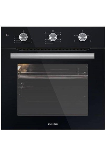 Luxell A6Sf2 Mt Siyah Cam Panel Fırın
